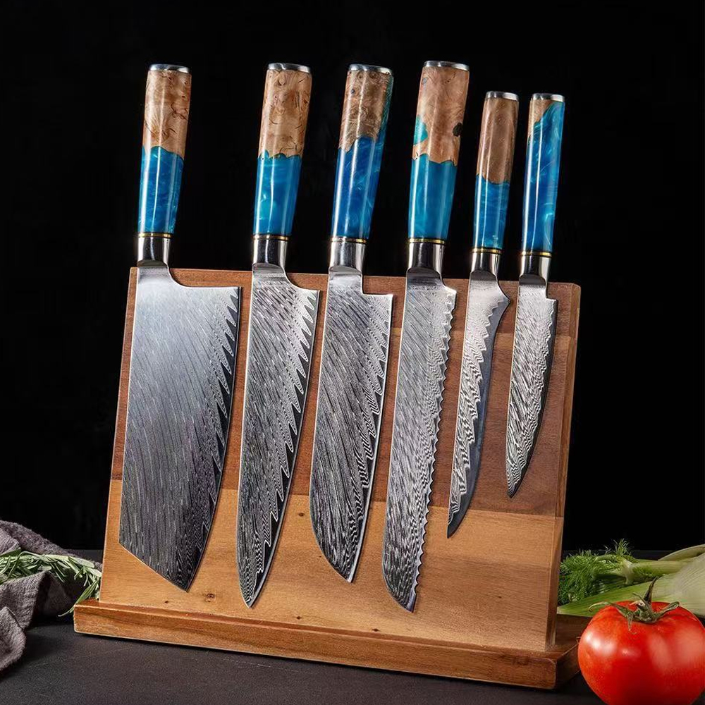 Wholesale Customized Damascus Steel Knives Set Manufacturers, Suppliers ...